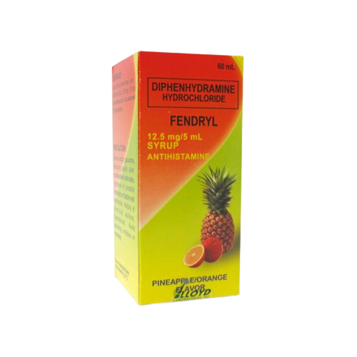 FENDRYL Diphenhydramine Hydrochloride 12.5mg / 5mL Syrup 60mL price in ...